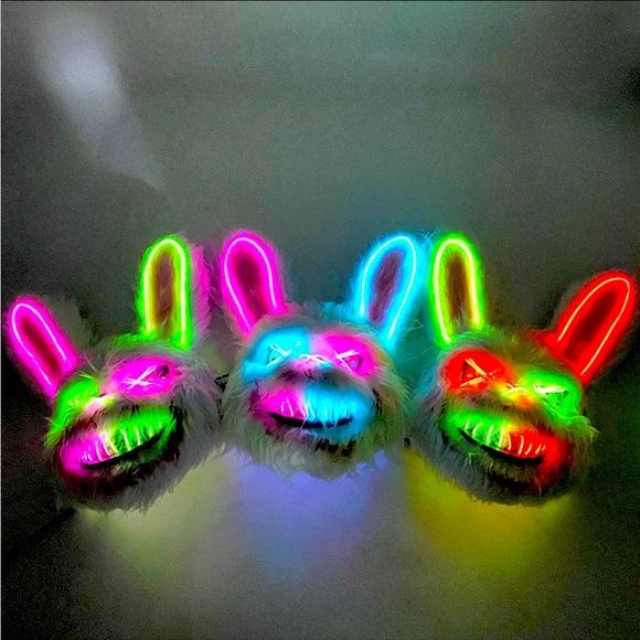 Halloween EL | Costumes | Scary Rabbit Halloween Led Mask | Poshmark